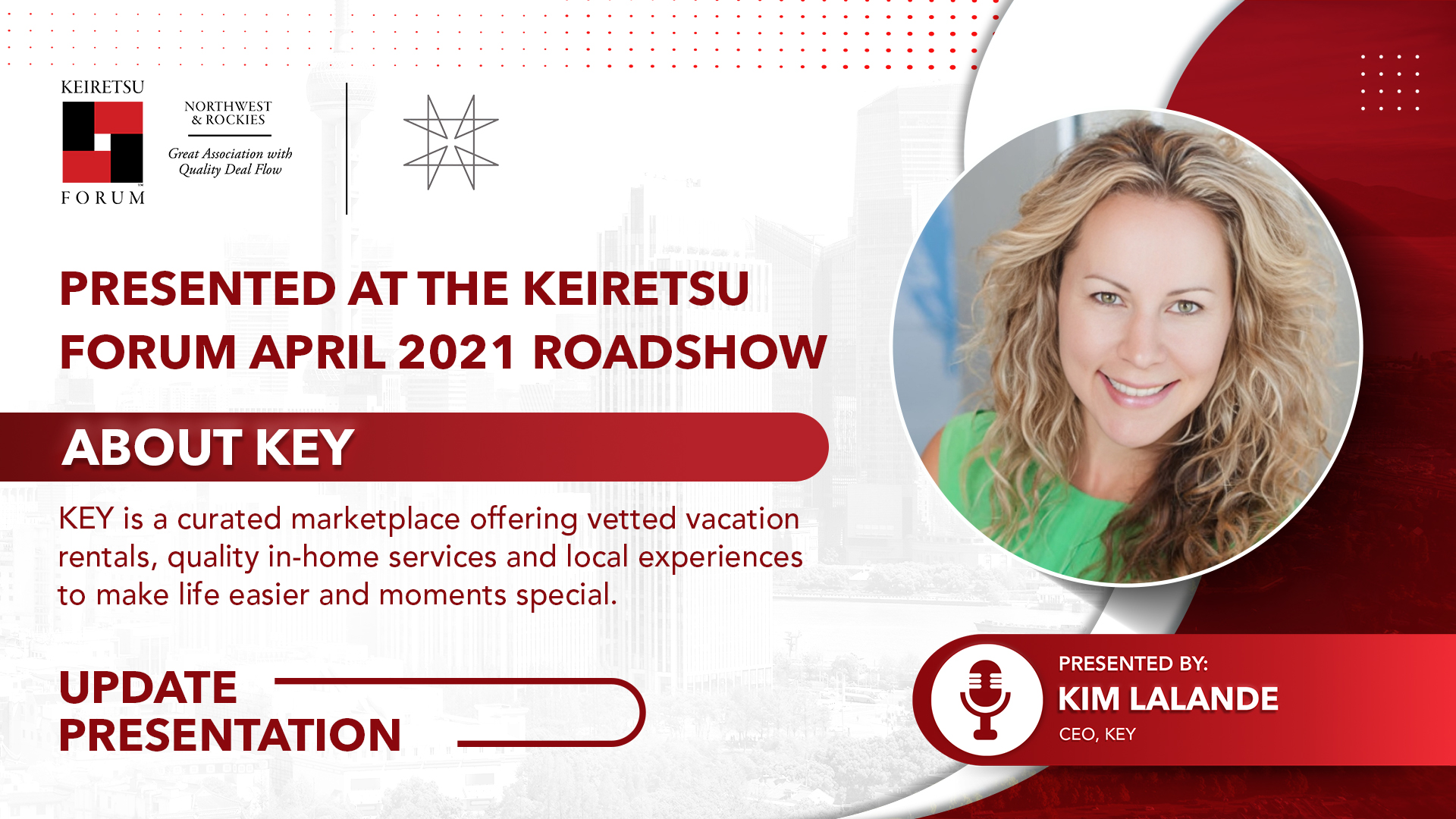 April 2021 Forums: Key - Keiretsu Forum TV