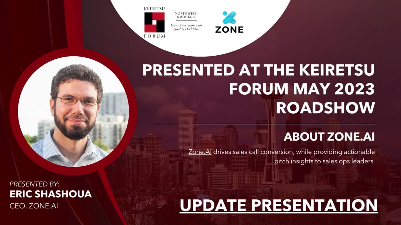 May 2023 Forums: Zone AI - Keiretsu Forum TV