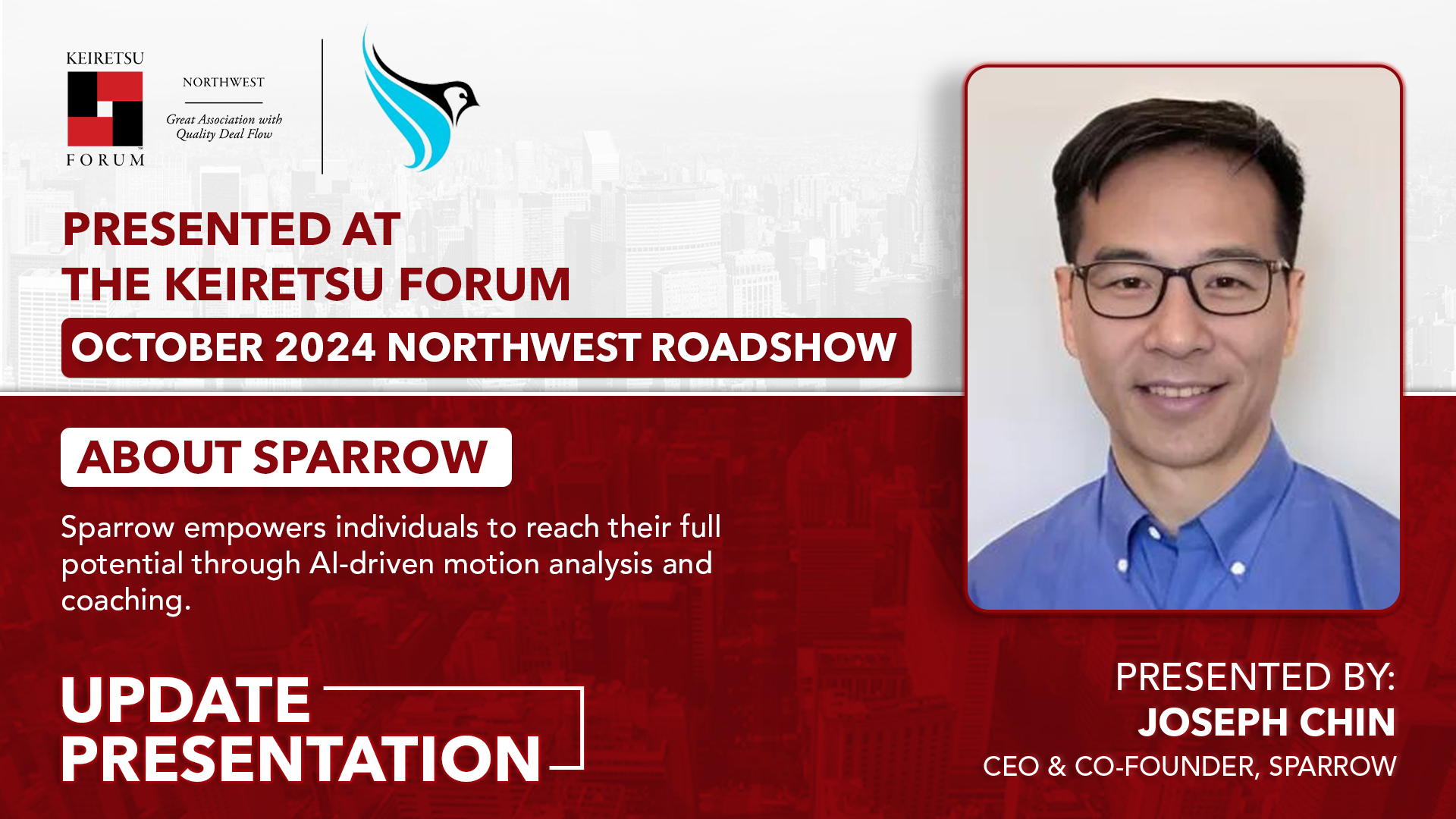 October 2024 Northwest Roadshow: Sparrow - Keiretsu Forum TV